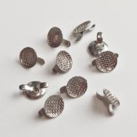 China Round Bondable Lingual Button  W/ Small Cleat Mesh Base for sale