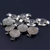 China Round Bondable Lingual Button  W/ Small Cleat Mesh Base for sale