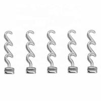 China Multiple Crimpable Hook Left Right 7mm(Common) 4.5 5.3mm Orthodontic Hooks   Stainless Steel 10*1 Pack for sale