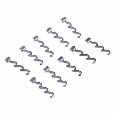 China Multiple Crimpable Hook Left Right 7mm(Common) 4.5 5.3mm Orthodontic Hooks   Stainless Steel 10*1 Pack for sale