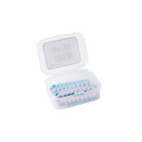 China Bicolor Ligature Tie Orthodontic Elastic 20sticks/pk 16pcs/stick 20 Available For Dental Braces for sale