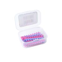 China Bicolor Ligature Tie Orthodontic Elastic 20sticks/pk 16pcs/stick 20 Available For Dental Braces for sale
