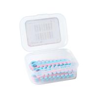 China Bicolor Ligature Tie Orthodontic Elastic 20sticks/pk 16pcs/stick 20 Available For Dental Braces for sale