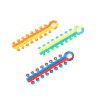 China Bicolor Ligature Tie Orthodontic Elastic 20sticks/pk 16pcs/stick 20 Available For Dental Braces for sale