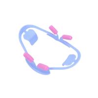 China 3D Cheek Retractor Small Large Color Blue White Dental Mouth Retractor For Orthodontic Procedures for sale