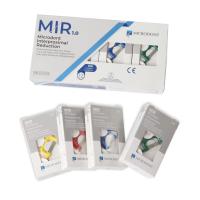 China Microdont Interproximal Reduction System MIR Kit 12pcs Strips Green Blue Red Yellow Each 3pcs with 1 Handle for sale