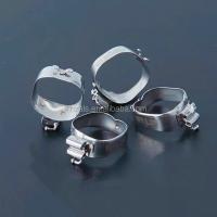 China 1st Molar Band Roth 0.022 Upper Triple Lower Double Convertible Tube with Lingual Cleat 4 pcs pk Orthodontic Buccal Tube for sale