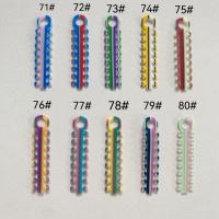 China Triple Color Ligature Tie 20sticks/pk Orthodontic Elastic Ties for Braces Dental Supplies for sale