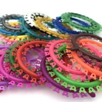 China Cartoon Ligature Ties 37 Colors Mickey Flower Kitty Design 38x26mm for sale
