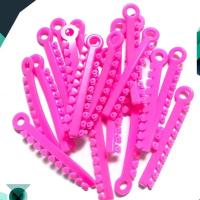 China Orthodontic Elastic Ligature Ties for Braces 20pc Pack for sale