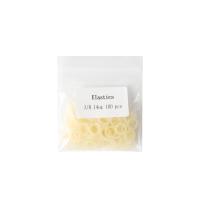 China Orthodontic O Ring Elastics 1/8 to 3/8 Size 3.5-6.5 OZ Tension for sale