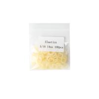 China Orthodontic O Ring Elastics 1/8 to 3/8 Size 3.5-6.5 OZ Tension for sale