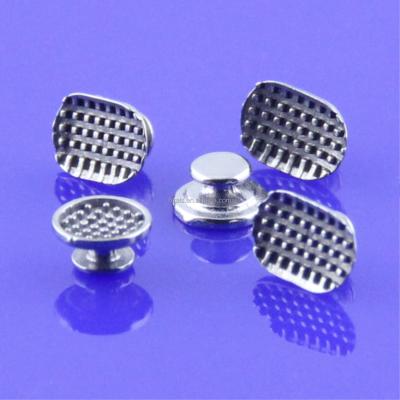 China Monoblock Lingual Button 10pcs Stainless Steel Orthodontic Bracket for sale