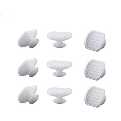 China Ceramic Lingual Buttons 10pcs Pack Round or Rectangular for sale