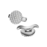 China Stainless Steel Lingual Button with Small Cleat 10 pcs/pk for sale