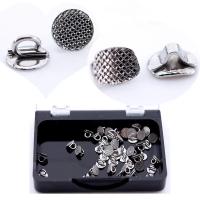 China Direct Bond Eyelet Round 10 pcs pk Orthodontic Bonding Eyelets for Braces for sale