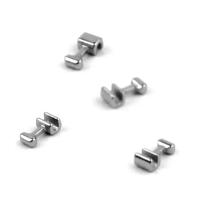 China Medical Stainless Steel Crimpable Hook Orthodontic Supply CE ISO Certified 10 Pcs/pack for Various Sizes and Round/Square Shape for sale