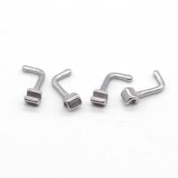China Crimpable Orthodontic Hook with 90 Degree Bending Left and Right Configuration 10 pcs/pk for Elastic Chains for sale