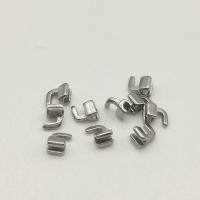 China Crimpable Orthodontic Hook with 90 Degree Bending Left and Right Configuration 10 pcs/pk for Elastic Chains for sale