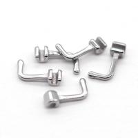 China Crimpable Orthodontic Hook with 90 Degree Bending Left and Right Configuration 10 pcs/pk for Elastic Chains for sale