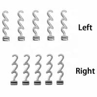China Multiple Crimpable Hook Left and Right 10 Pcs Pack for Orthodontic Archwire Fixation for sale