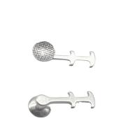 China Bondable Double Hooks Lingual Buttons 7mm Common 10 pcs pk Orthodontic Buttons Dental Orthodontics Bracket for sale