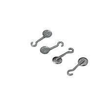 China Bondable Sliding Hook Round Base Left and Right 10 pcs pk Orthodontic Bracket Auxiliary for sale