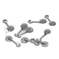 China Bondable Sliding Hook Round Base Left and Right 10 pcs pk Orthodontic Bracket Auxiliary for sale