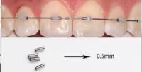 China Crimpable MINI Stops Large 0.8mm Small 0.5mm 10 pcs/pk for sale