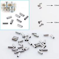 China Crimpable MINI Stops Large 0.8mm Small 0.5mm 10 pcs/pk for sale