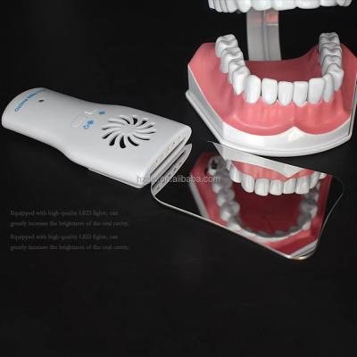 China LED Light Anti Fog SS Double Side Dental Mirror 4 Pieces per Pack Dental Examination Tool for sale