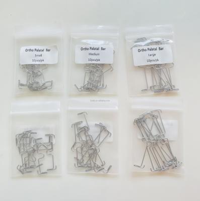 China Palatal Arch Bar Mesial Loop Distal Loop Orthodontic Dental Lab Supply for sale