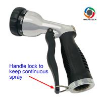 China Metal 8 Modes Garden Hose Nozzle W Front Trigger Control for sale