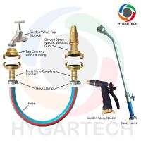 China 3/4'' Thread Brass Claw Lock Quick Connect Hose Coupling Set for sale