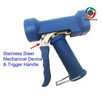 China Industrial Rubber Hose Brass Blue Water Gun With 1/2