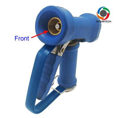 China High Temperature Brass Blue Washing Gun for Hot Water Washing Maximum Temperature 140°F Thread 1/2 for sale