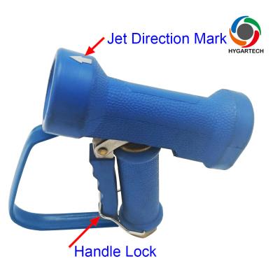 China Adjustable Nozzle Type Brass Blue Washing Gun for Effective Dirt Removal and Stain Removal for sale