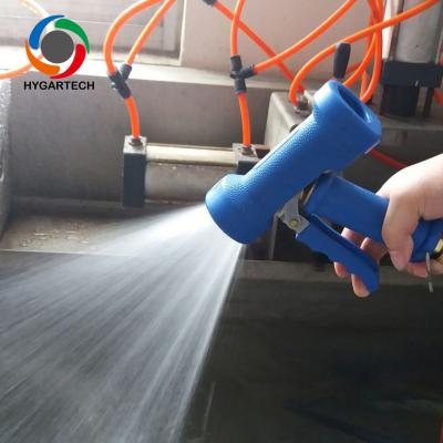 China Hot Water Cleaning Brass Blue Washing Gun with Multiple Spray Patterns and Blue Color for sale