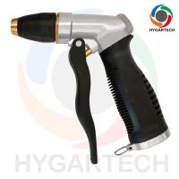 China Metal Hose Nozzle Washing Gun With Front Trigger Control for sale