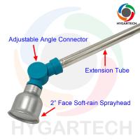 China Trigger Control Soft Rain Spray Wand With Adjustable Angle for sale