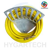 China Aluminum Wall Mounted Hose Holder Garden Hose Collector for sale