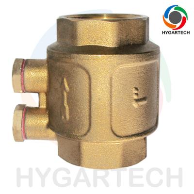 China Brass European Frozen Proof Check Valve With Brance Test Hole for sale