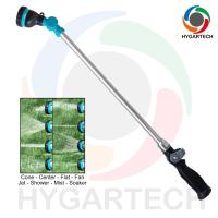 China Thumb Control 8 Modes Hose Spray Wand With Swivel Head for sale