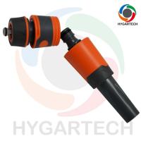 China Garden Click Quick Connect Coupling Plastic Hose Nozzle Water Spray Gun Car Washer And Horticulture for sale