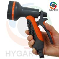 China Garden 8 Function Spray Nozzle with Click Quick Connect Coupling and Hose  Connector ,Gardening and Horticulture for sale