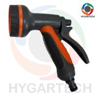 China Garden 8 Function Spray Nozzle with Click Quick Connect Coupling and Hose  Connector ,Gardening and Horticulture for sale