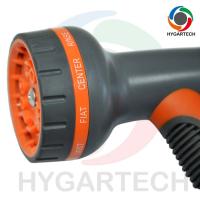 China Garden Plastic 8  Function Spray Hose Nozzle With Click Quick Connect For Gardening And Horticulture Irrigation for sale
