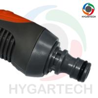 China Garden Plastic 8  Function Spray Hose Nozzle With Click Quick Connect For Gardening And Horticulture Irrigation for sale