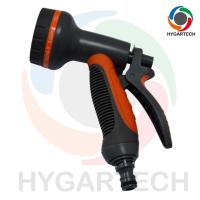 China Garden Plastic 8  Function Spray Hose Nozzle With Click Quick Connect For Gardening And Horticulture Irrigation for sale