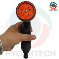China Garden Plastic 8  Function Spray Hose Nozzle With Click Quick Connect For Gardening And Horticulture Irrigation for sale